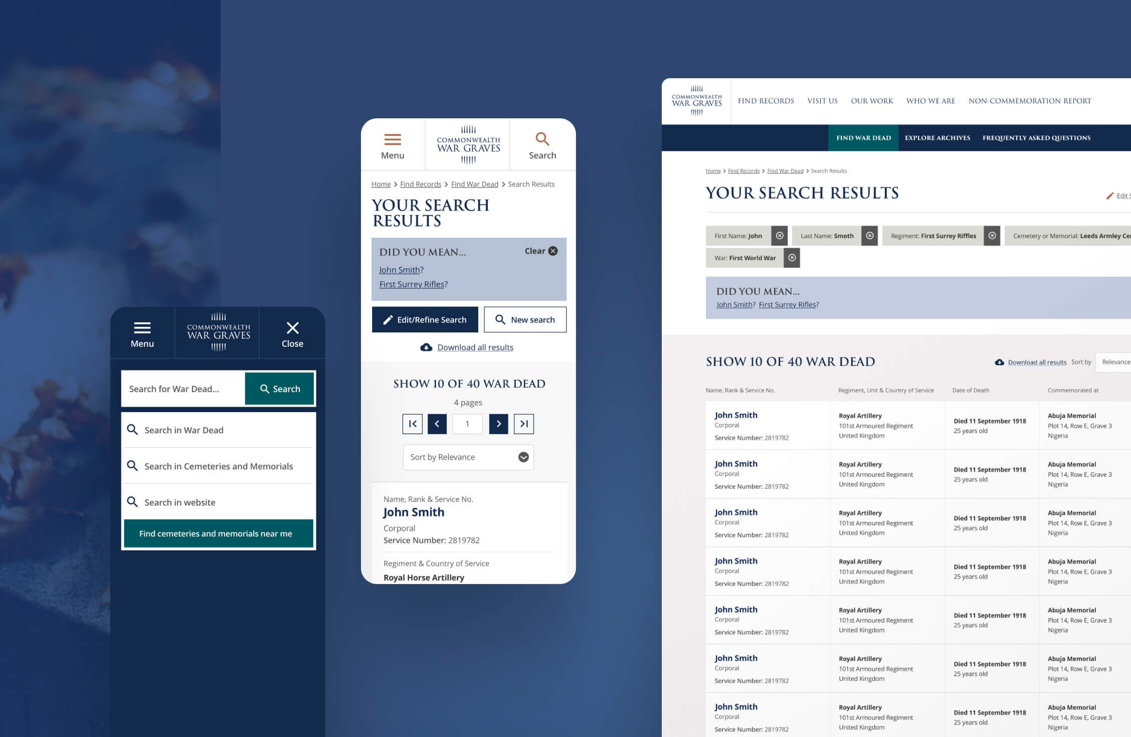 Website Case Study: Commonwealth War Graves Commission | Enjoy Digital