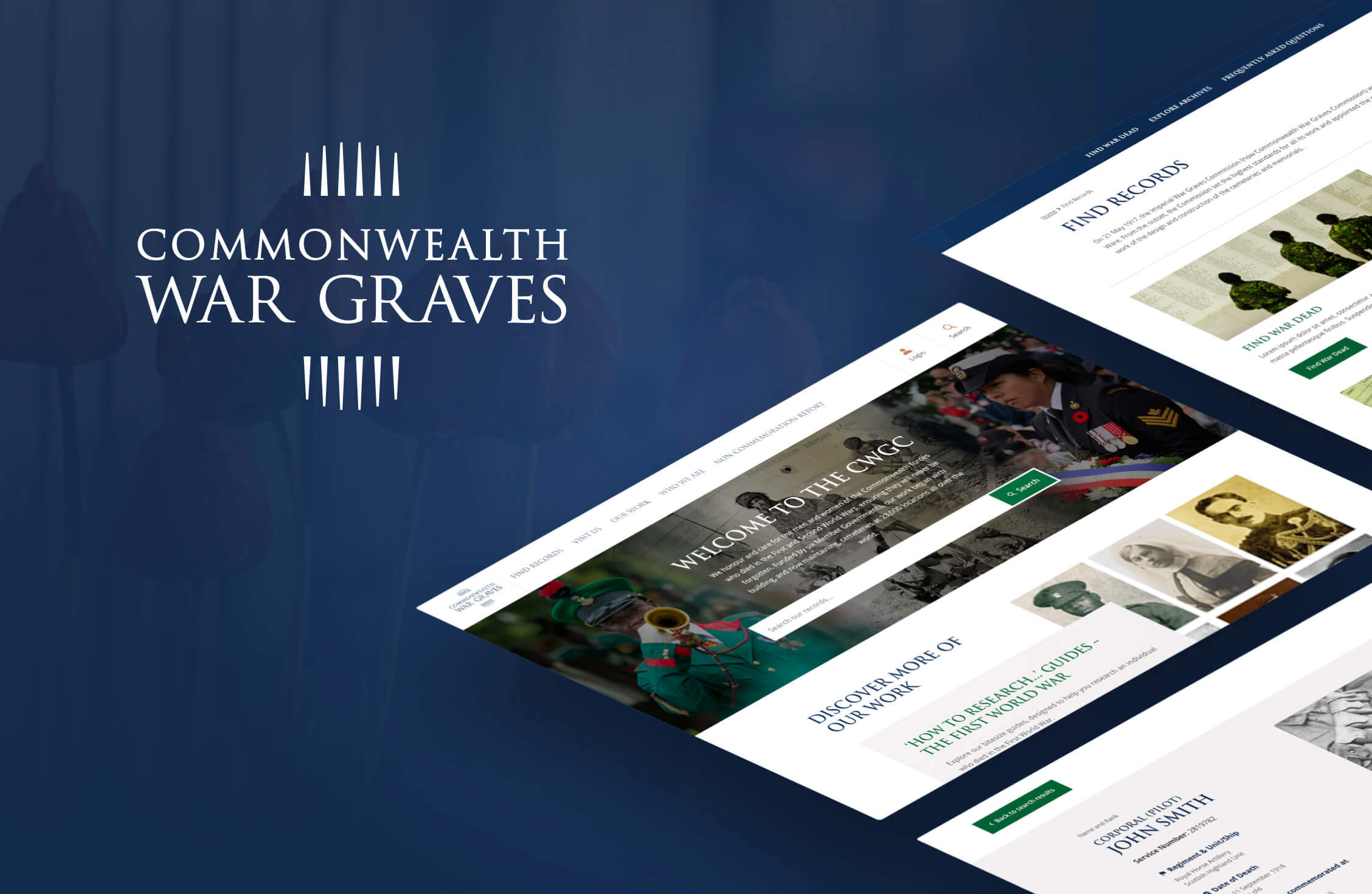 Website Case Study: Commonwealth War Graves Commission | Enjoy Digital